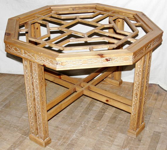 Drexel Heritage Oak Octagonal Dining Table
