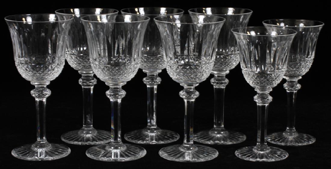 ST. LOUIS 'TOMMY' CRYSTAL STEMWARE, 8 PIECES