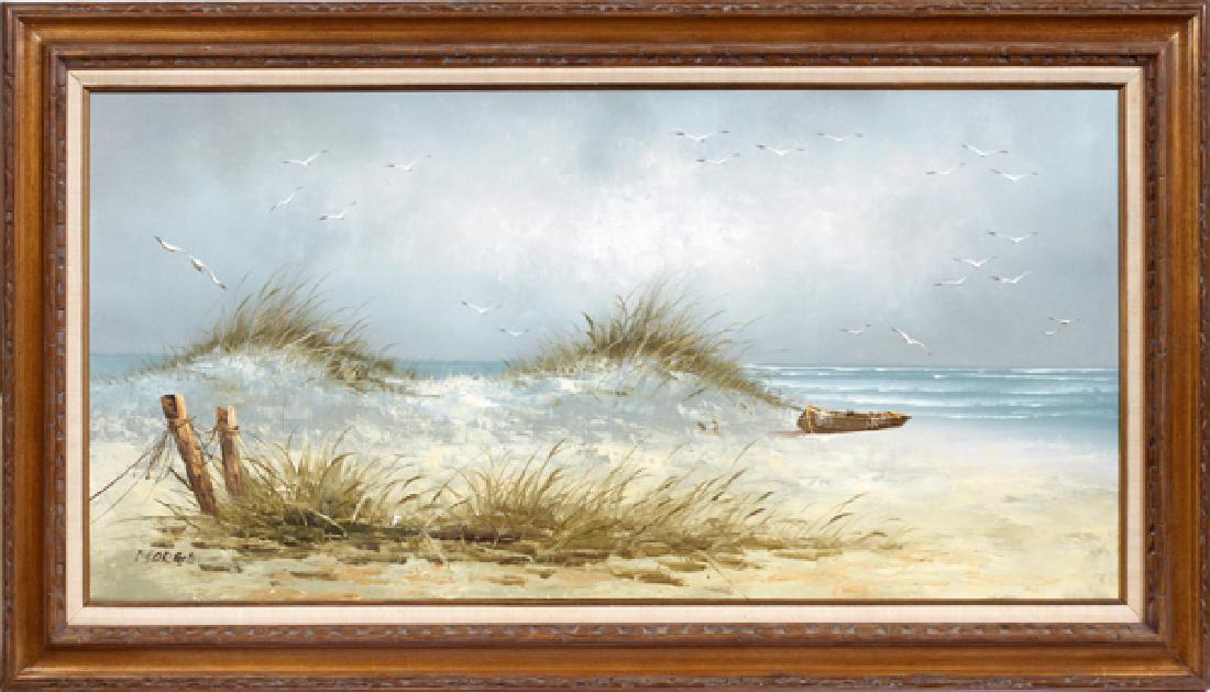 SIGNED MORGAN OIL ON CANVAS