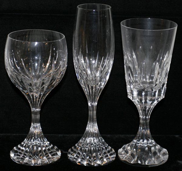 Baccarat Crystal Stemware, 'massena' Pattern