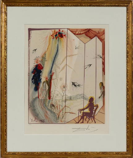Signed "dali" Lithograph On Paper
