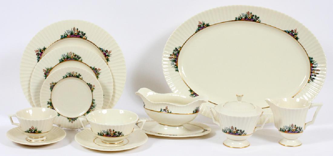 LENOX 'RUTLEDGE' RAISED ENAMEL DINNERWARE