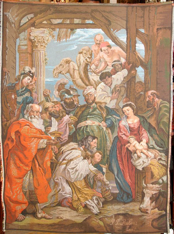 071257: WALL TAPESTRY AFTER RUBENS, 'NATIVITY SCENE' - Jul 07, 2007 ...