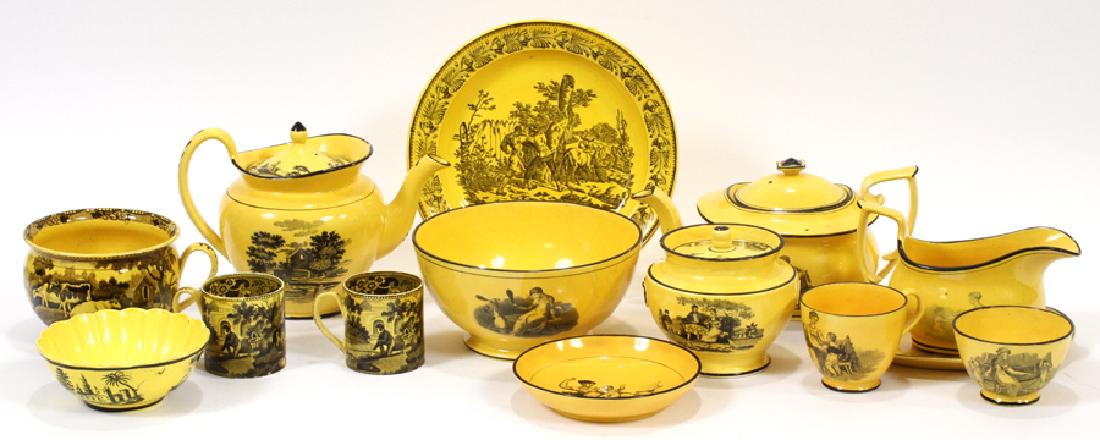 FRENCH CREIL & ENGLISH YELLOW WARE, ANTIQUE