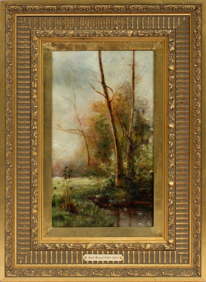 EMILE BERNARD OIL ON CANVAS LANDSCAPE