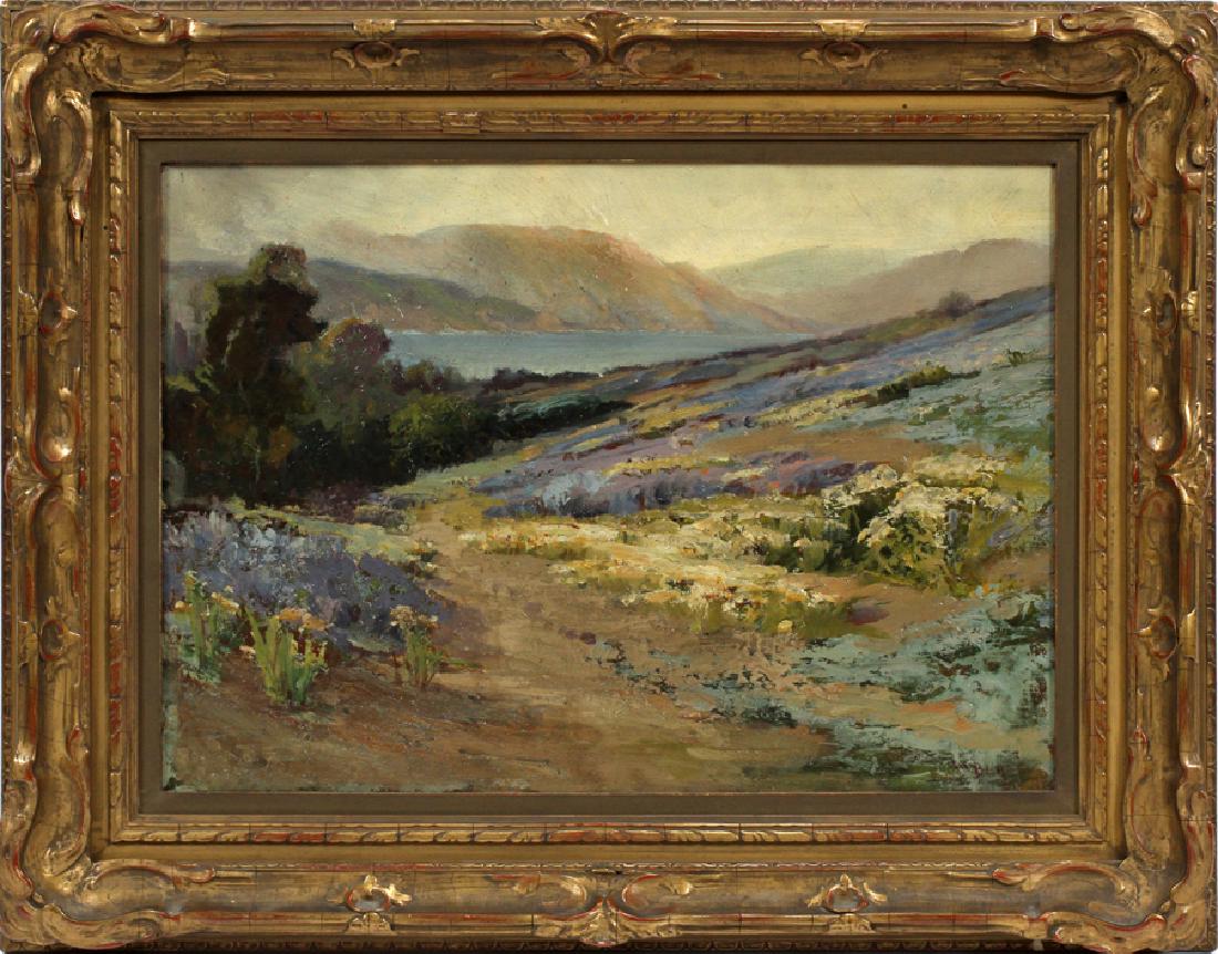 ARTHUR WILLIAM BEST OIL ON CANVAS LANDSCAPE