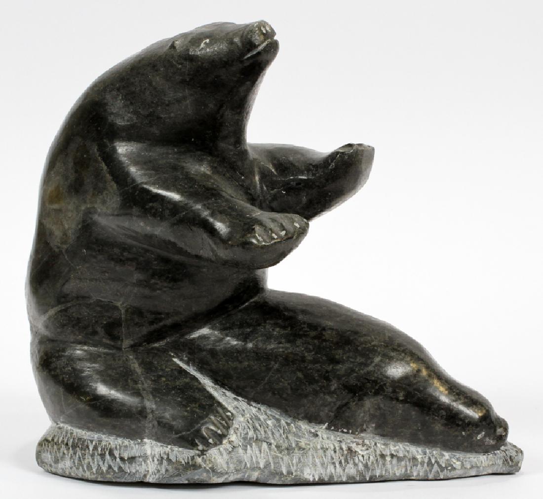 INUIT SOAPSTONE CARVING, C. 1981