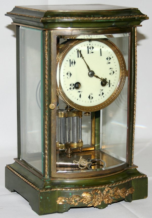 081189: L. MARTI ET CIE, FRENCH BRONZE MANTEL CLOCK - Aug 11, 2007 ...