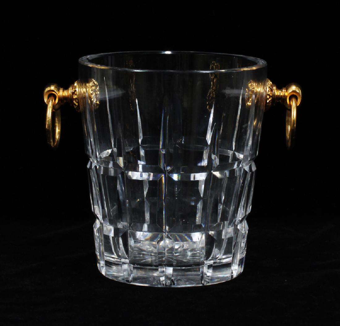 CARTIER, FROM MANTIQUES, LEAD CRYSTAL ICE BUCKET