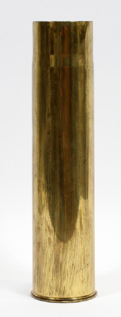 WW2 ERA, 75MM BRASS, HOWITZER SHELL CASING