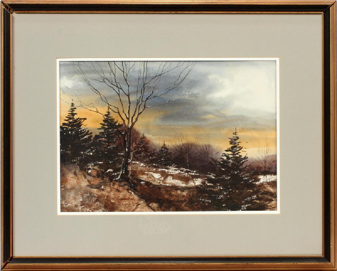 DENNIS FRINGS WATERCOLOR ON PAPER, C. 1979