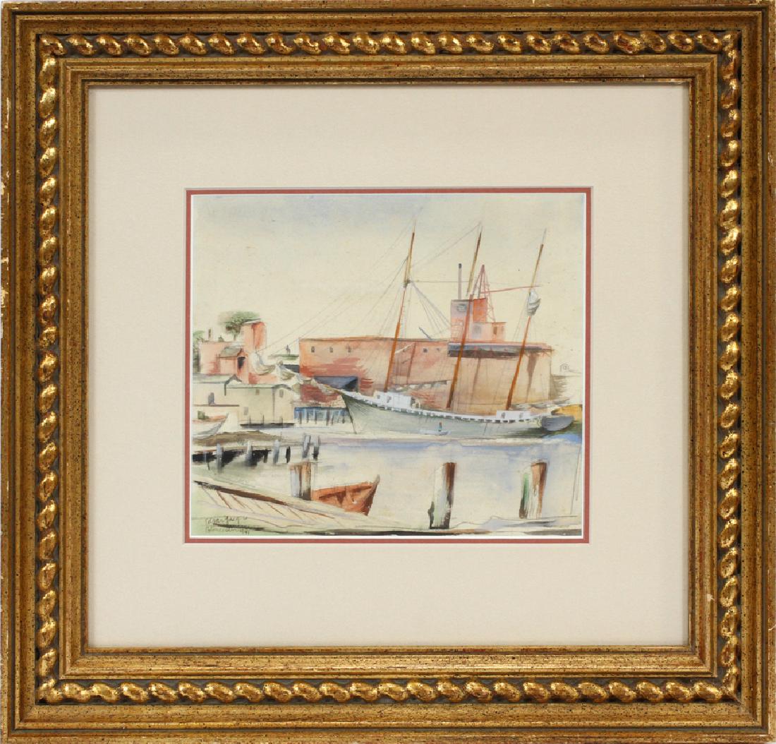 EDGAR YAEGER WATERCOLOR ON PAPER, 1994