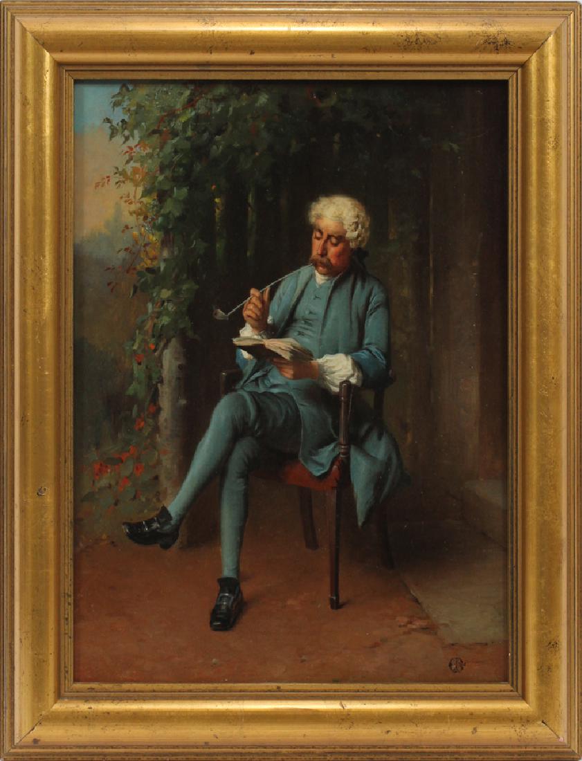 Edward Charles Barnes Oil On Canvas