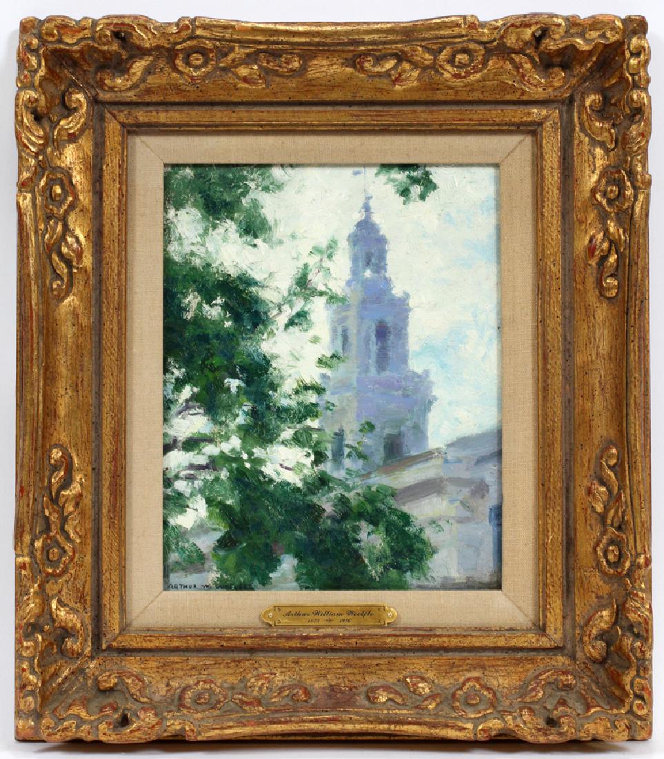 ARTHUR WILLIAM WOELFLE OIL ON BOARD