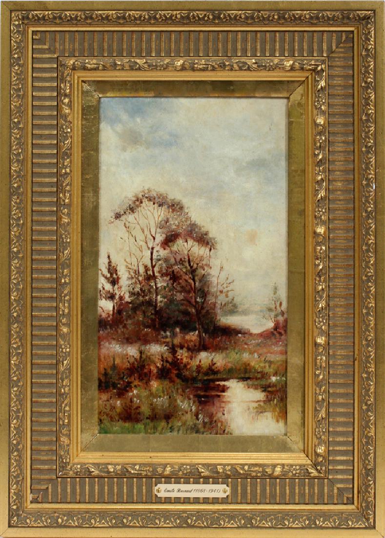 EMILE BERNARD OIL ON CANVAS LANDSCAPE