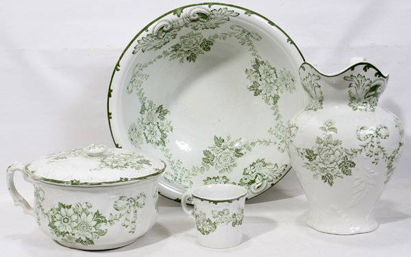 F. Winkle "whieldon Ware" 'huron' Chamber Set