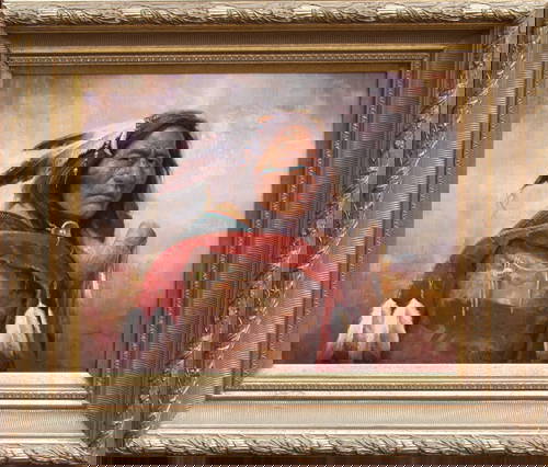 Troy Denton, [american 1949 ?] Oil On Canvas Of I