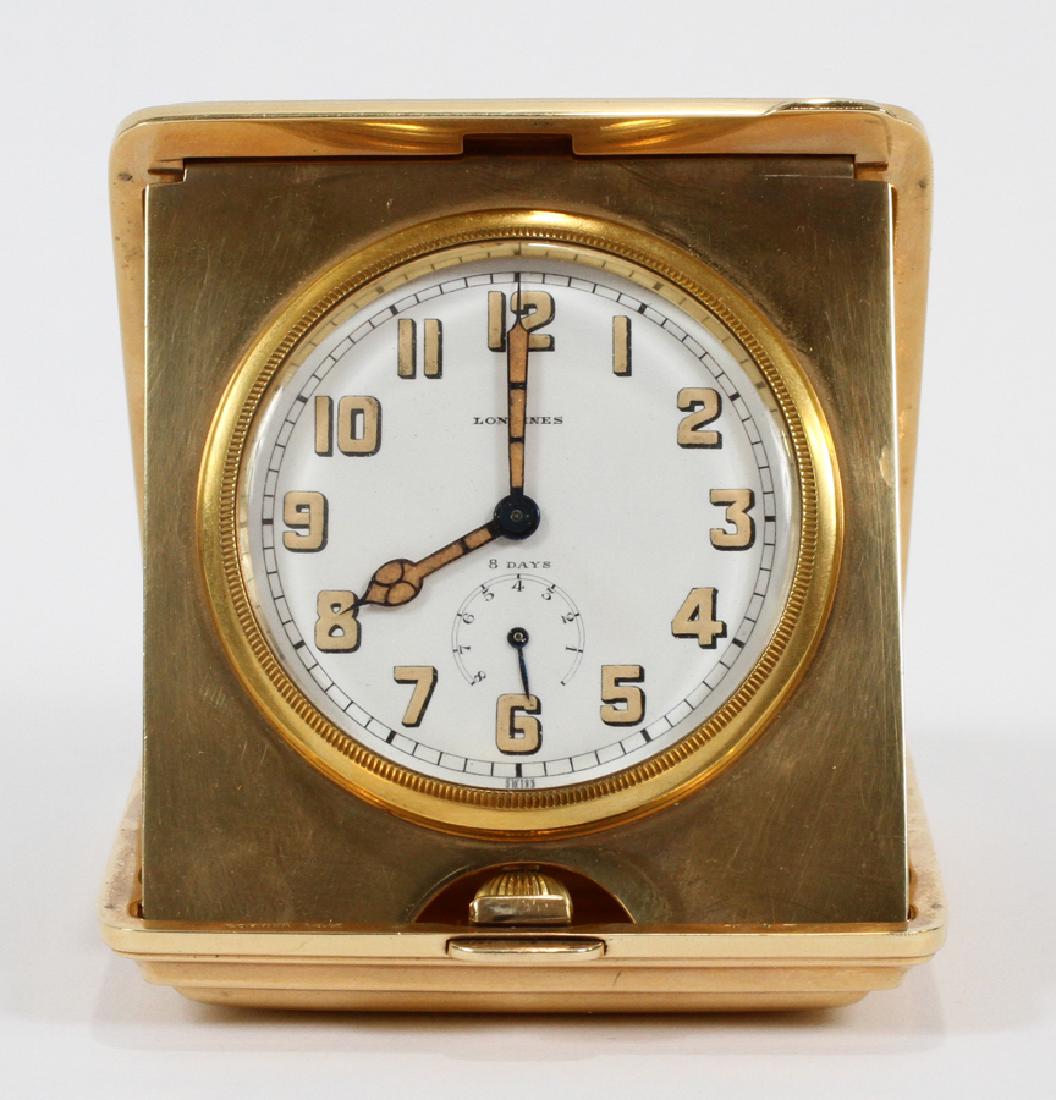 LONGINES GORHAM 14KT GOLD TRAVEL CLOCK, 8 DAY - Jun 16, 2019 ...