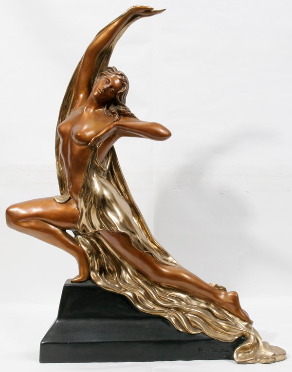 Alice Riordan Bronze Sculpture 'moon Dancer'