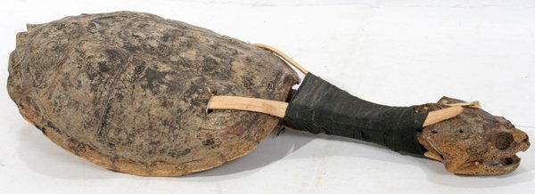 American Indian Turtle Rattle, Iroquois
