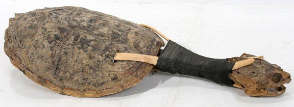 American Indian Turtle Rattle, Iroquois