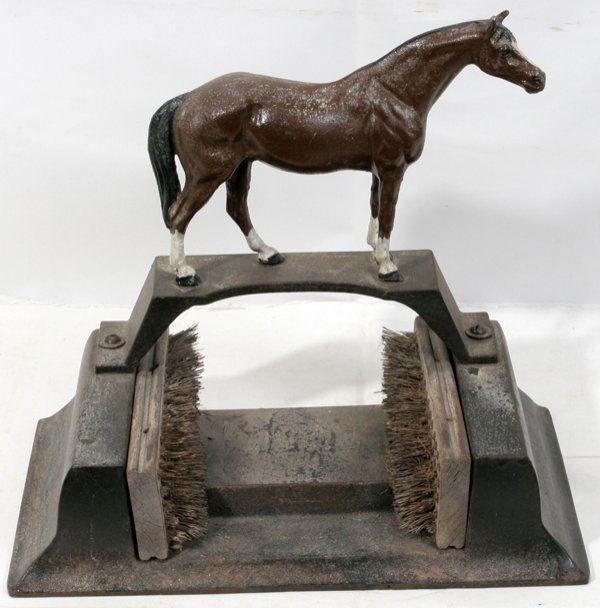 Cast Iron Horse Boot Scraper - Jun 30, 2013 | ROYKA'S in MA