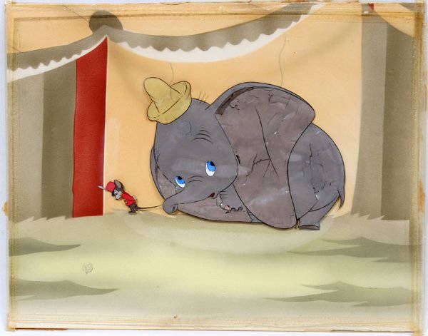 Walt Disney Cel "dumbo The Circus Elephant"