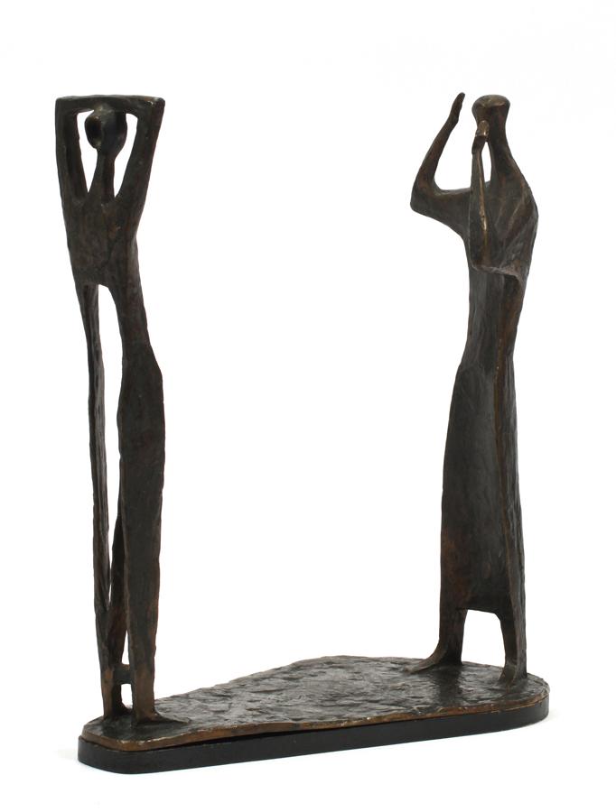 SEFF WEIDL BRONZE SCULPTURE OF STANDING FIGURES - Jan 19, 2020 ...