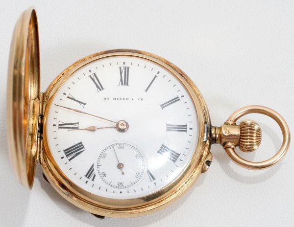 HY MOSER & CE 14 KT YELLOW GOLD POCKET WATCH - May 16, 2008 ...