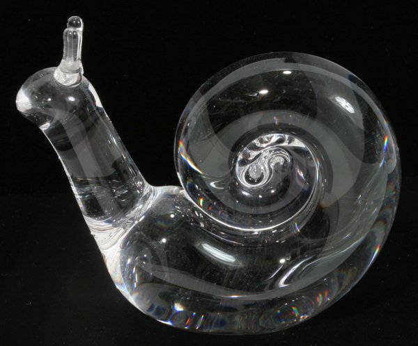 051253: STEUBEN GLASS SNAIL