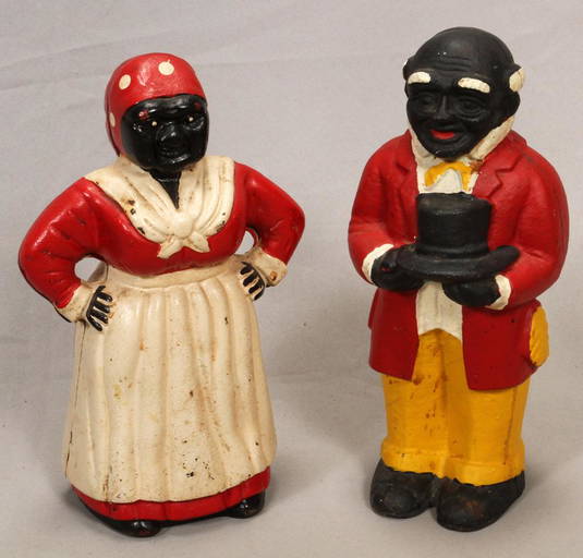 Cast Iron Mammy & Uncle Ben Banks