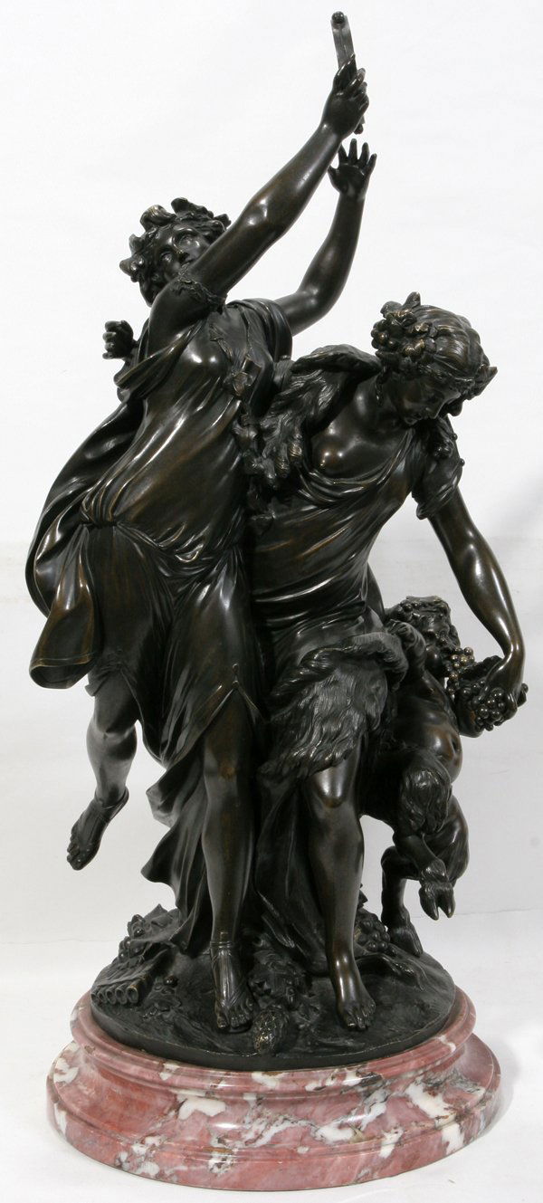 062031: CLAUDE MICHEL CLODION SCULPTURE "BACCHANALIA"