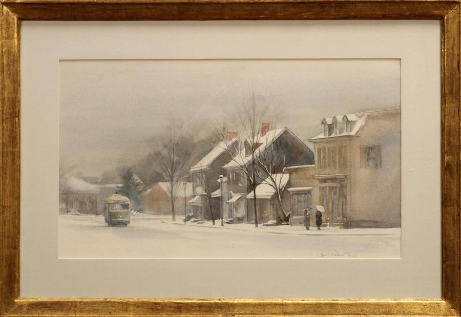 PAUL RICKERT WATERCOLOR 'WINTER IN CHESTNUT HILL' - May 17, 2020 ...
