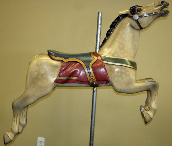 Carved Wood Hand Painted Carousel Horse