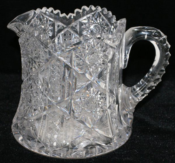 Libbey Brilliant Cut Glass Pitcher, C. 1900