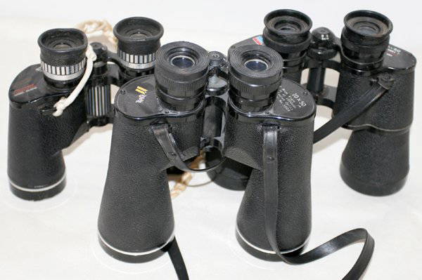 3 PAIRS OF BINOCULARS, BY TRAQ, 10/50 - Jul 26, 2008 | DuMouchelles in MI