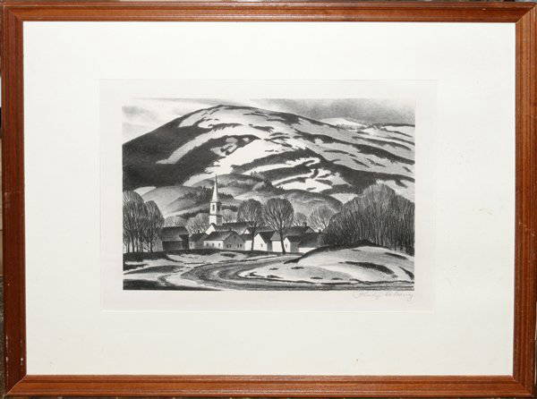 082457: PHILIP CHENEY LITHOGRAPH "APRIL THAW" - Aug 17, 2008 ...