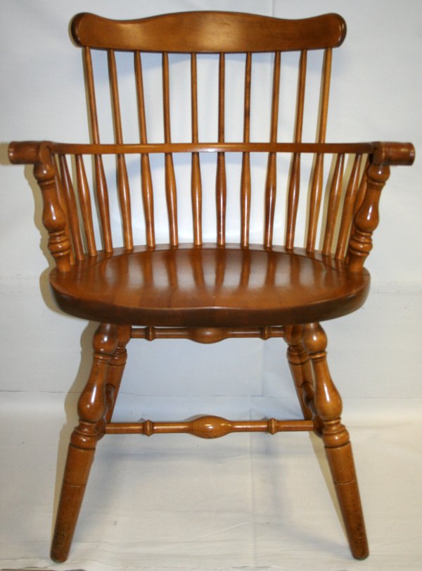 090549: S BENT & BROS COLONIAL CHAIRS CO ,ARM CHAIR