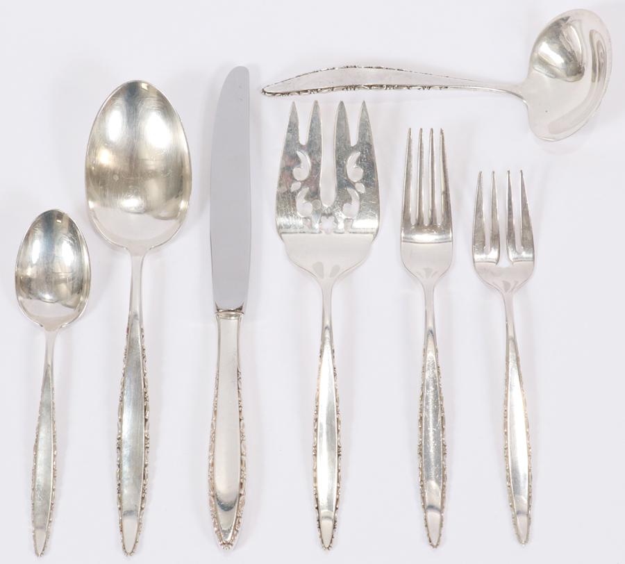 LUNT 'LACE POINT' STERLING SILVER FLATWARE, 35 PCS - Jun 28, 2020 ...