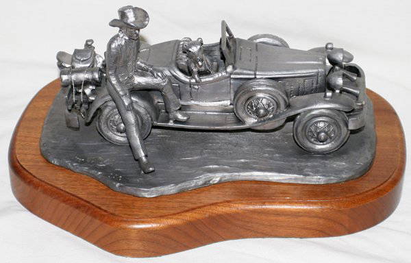 Michael Ricker, Pewter Sculptures Of Cars