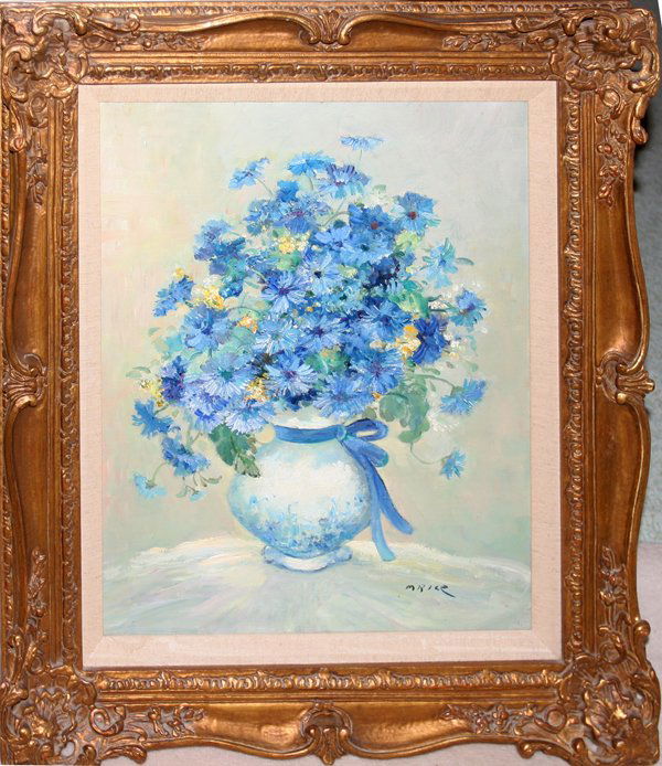 102124: MARION RICE OIL STILL LIFE OF FLOWERS - Oct 12, 2008 ...