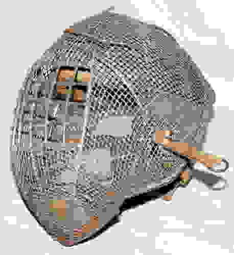 Antique Steel Fencing Helmet, 1900