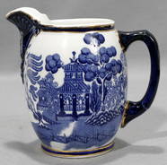 Buffalo Pottery porcelain flo blue pitcher dated 1896 - - May 04, 2013 ...