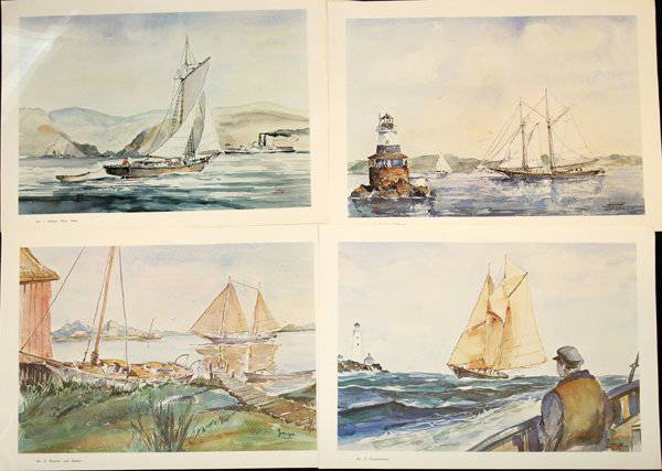 Paule Loring, Nautical Prints, Five