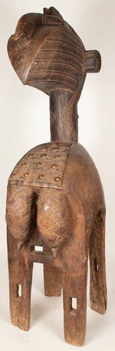 Baga, Guinea, African Carved Wood Nimba, Large Female