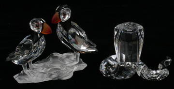 SWAROVSKI PUFFINS - Jun 25, 2015 | Leighton Galleries in NJ