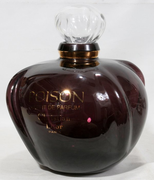 Christian Dior "poison" Perfume Bottle, H 11"