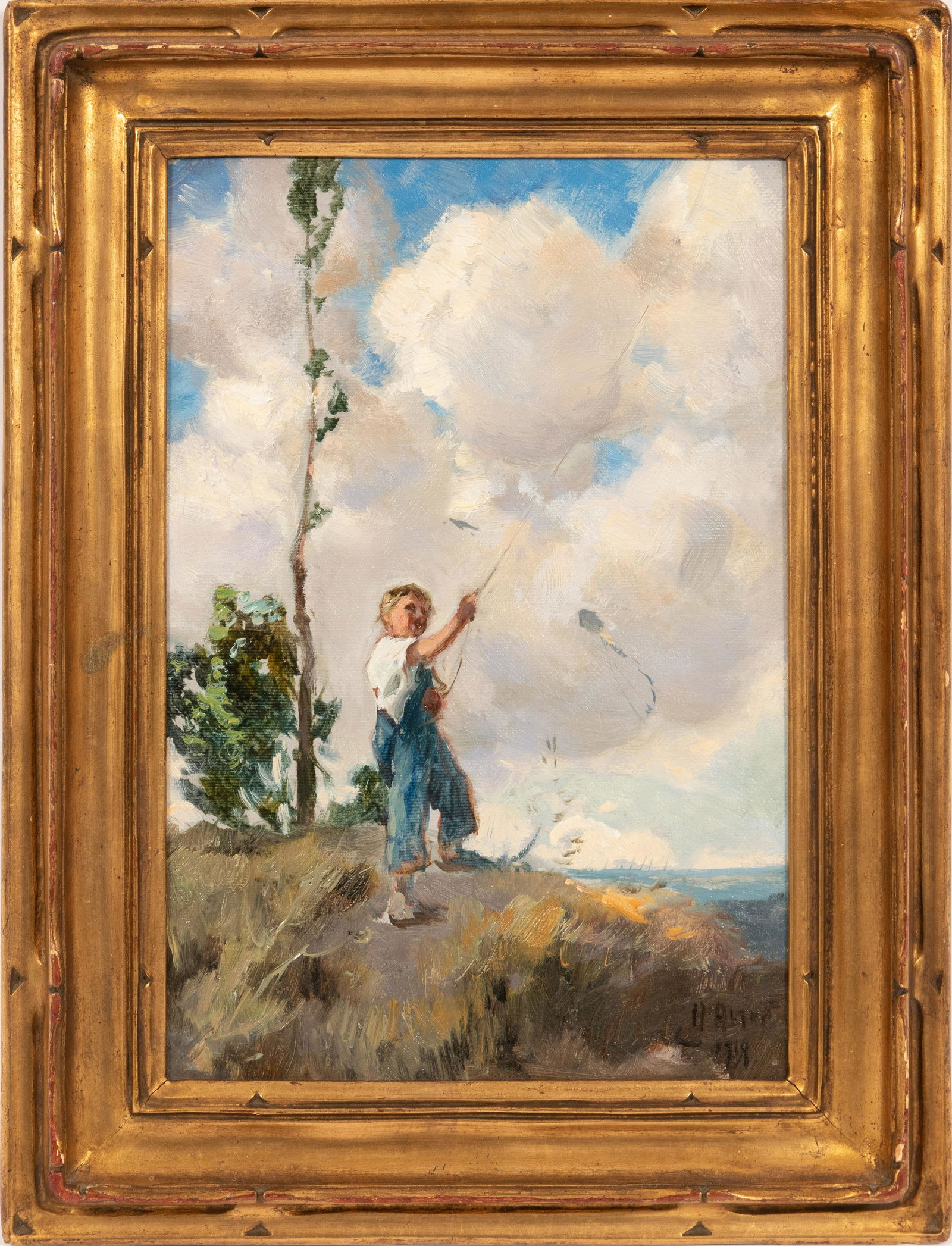 MATHIAS ALTEN, USA 1871 - 38, OIL ON BOARD 1919, H 9" - Mar 26, 2021 ...