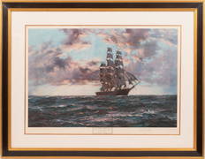 Montague Dawson, Signed Print, Frost & Reed