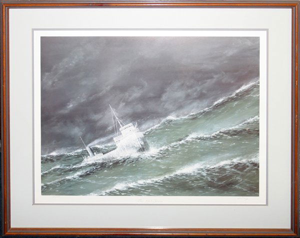 101540: JAMES CLARY PRINT, #51/1000, 'THE 1913 STORM'